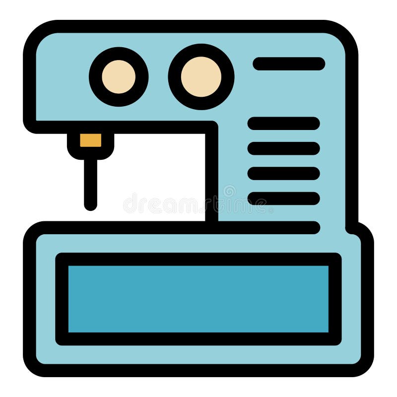 Sewing Machine Icon, Cartoon Style Stock Vector - Illustration of sign ...