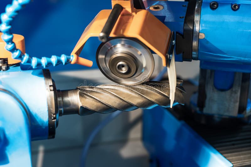 Automatic Sharpening Machine. Stock Photo - Image of cylindrical ...