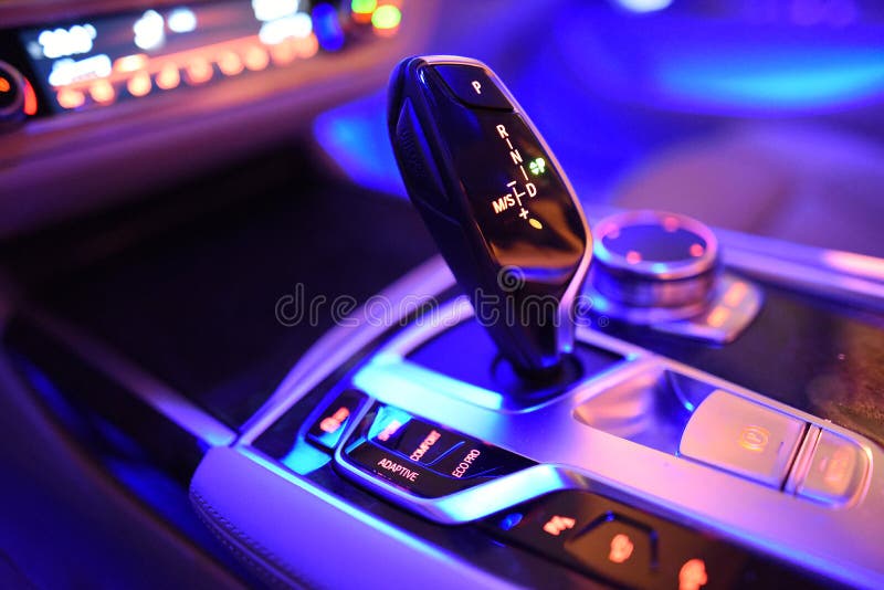 Automatic Shift Gear in a Car Stock Image - Image of automatic ...