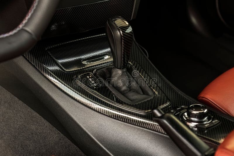 Automatic shift lever stock image. Image of interior - 266109913