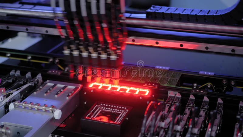 Automatic SMD Pick and Place Machine Assembling Computer Printed ...