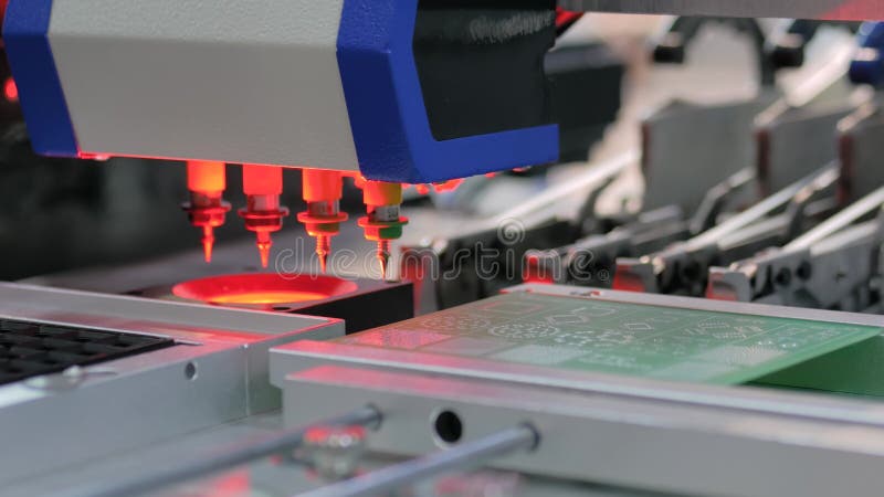 Automatic SMD Pick and Place Machine Assembling Computer Printed ...