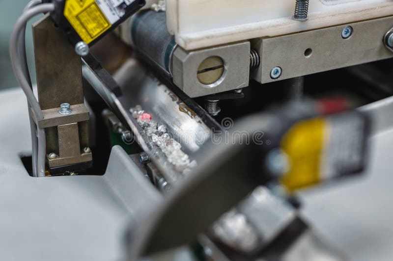 Automatic Sorting of Diamonds, Modern Machine Vision Technologies Stock ...