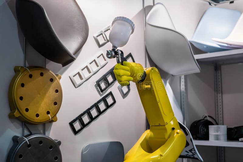 Automatic Spray Painting Robotic Arm Manipulator at Robot Technology ...