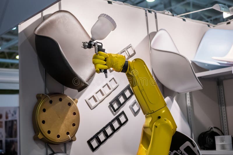 Automatic Spray Painting Robotic Arm Manipulator at Robot Technology ...