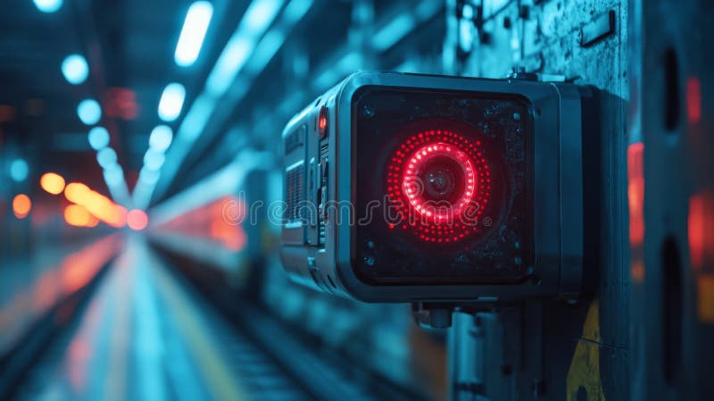 Automatic Surveillance Checkpoint System with Red Alert Indicator ...