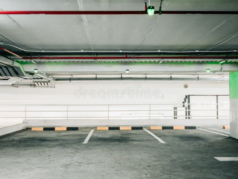 Automatic Technology Check for Empty Area of Car Parking in Shop Stock ...