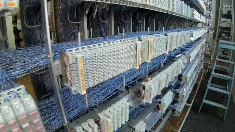 Automatic Telephone System. Switching Connection Technology. Stock ...