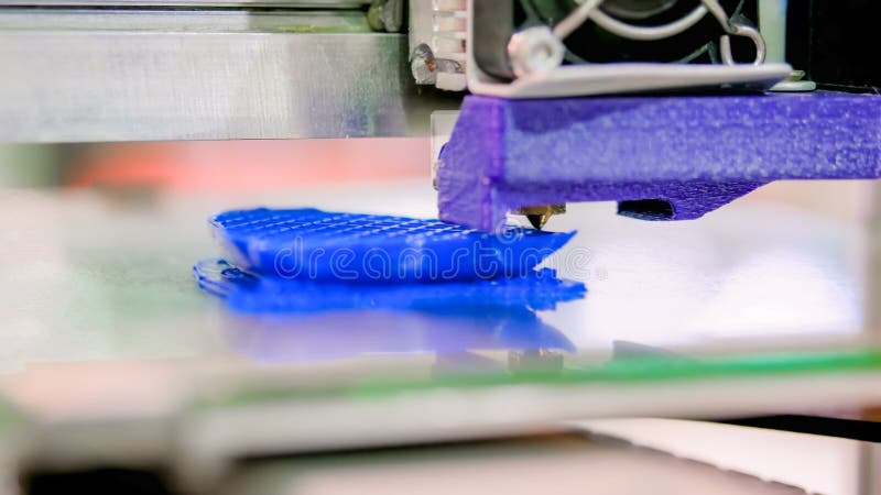 Automatic Three Dimensional 3D Printer Machine Printing Plastic Model ...