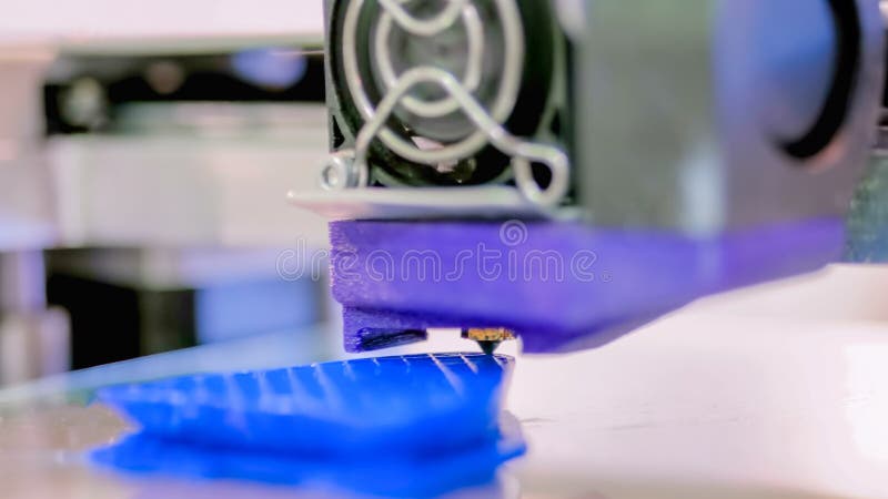 Automatic Three Dimensional 3D Printer Machine Printing Plastic Model ...