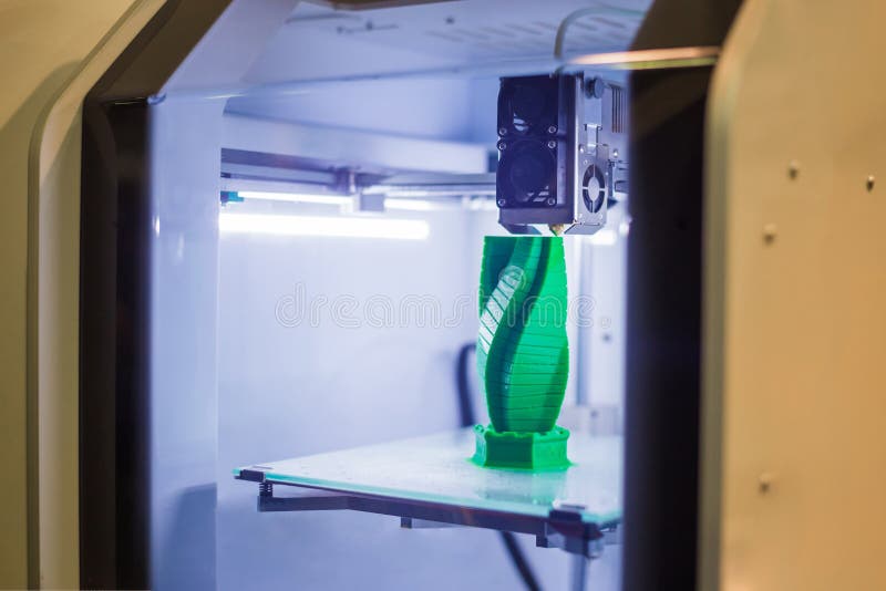 Automatic Three Dimensional 3D Printer Machine Printing Plastic Model ...