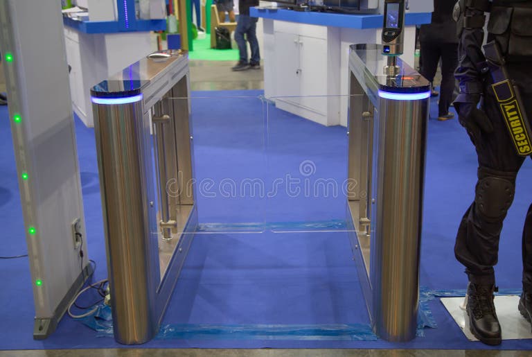 Automatic ticket gate stock photo. Image of gates, reading - 192251278