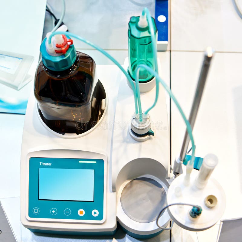 Automatic titrator stock image. Image of titration, medicine - 147006229