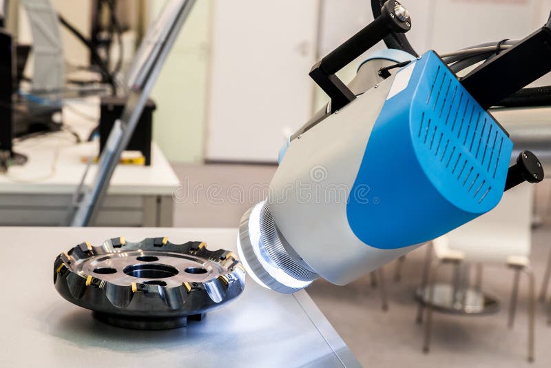 Automatic Tool with Measuring Module Multi Edge Measurement Stock Image ...