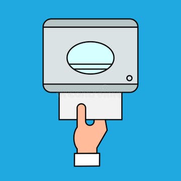 Drying Hands Paper Towel Stock Illustrations – 62 Drying Hands Paper ...