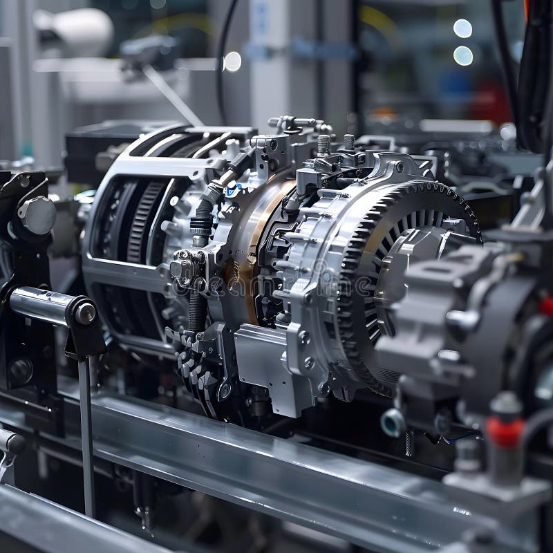 Automatic Transmission with Digital Control Unit. Stock Illustration ...