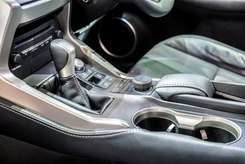 Automatic Transmission Gear Shift. Stock Photo - Image of gearstick ...