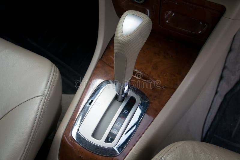 Automatic Transmission Gear Shift Stock Image - Image of detail ...