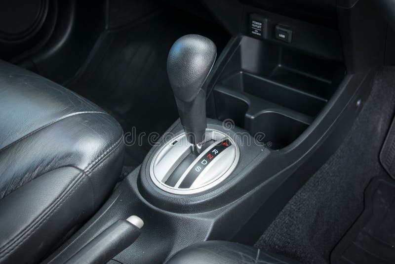 Automatic Transmission Gear Shift. Stock Image - Image of metal, speed ...