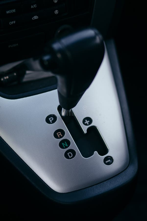 Automatic Transmission Gear Shift Stock Photo - Image of knob, driver ...
