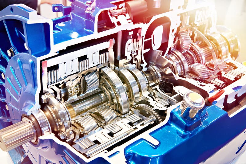 Automatic Transmission in Section Stock Image - Image of engine ...