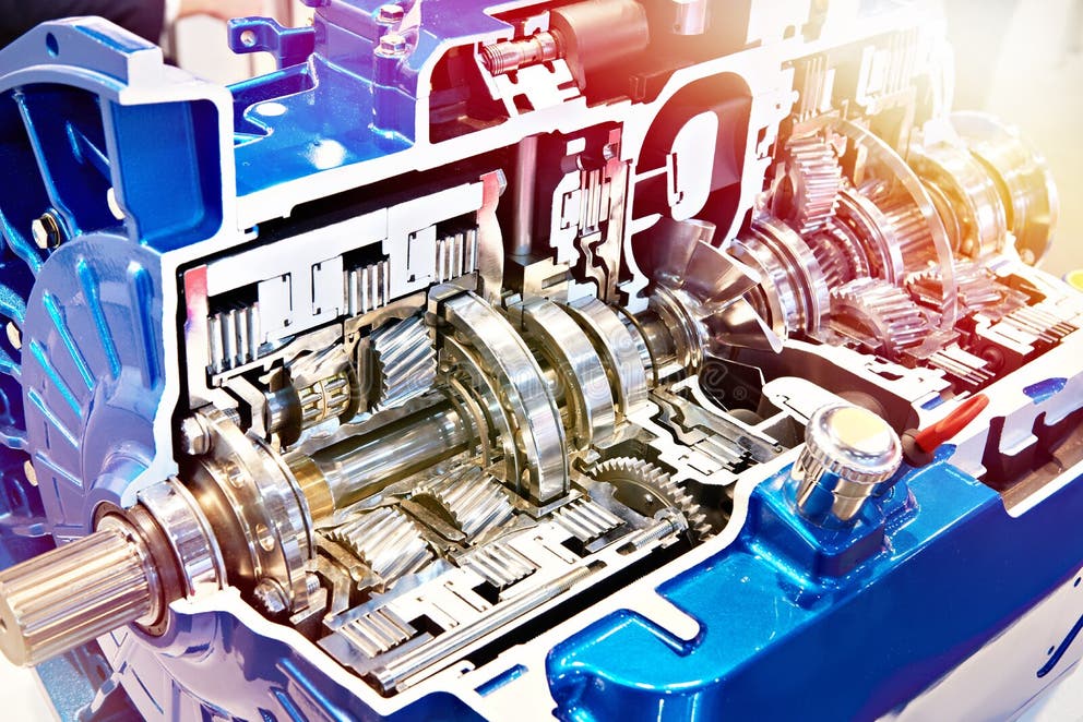 Automatic Transmission in Section Stock Image - Image of engine ...