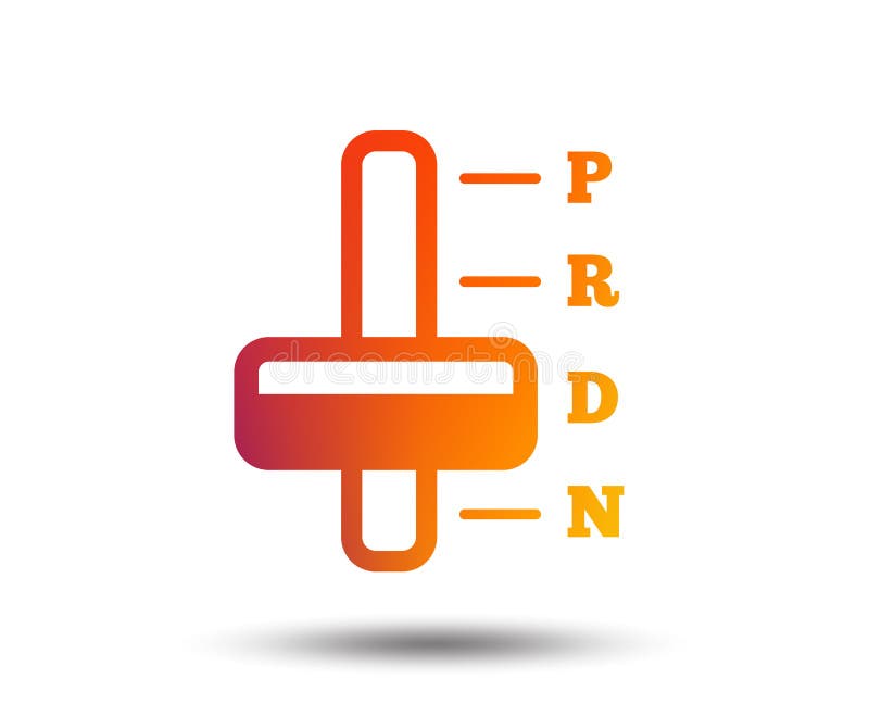 Automatic Transmission Sign Icon. Auto Control. Vector Stock Vector ...