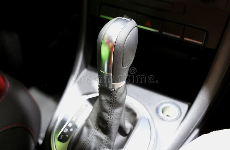 Automatic Transmission,Super Sport Car Interior Stock Image - Image of ...