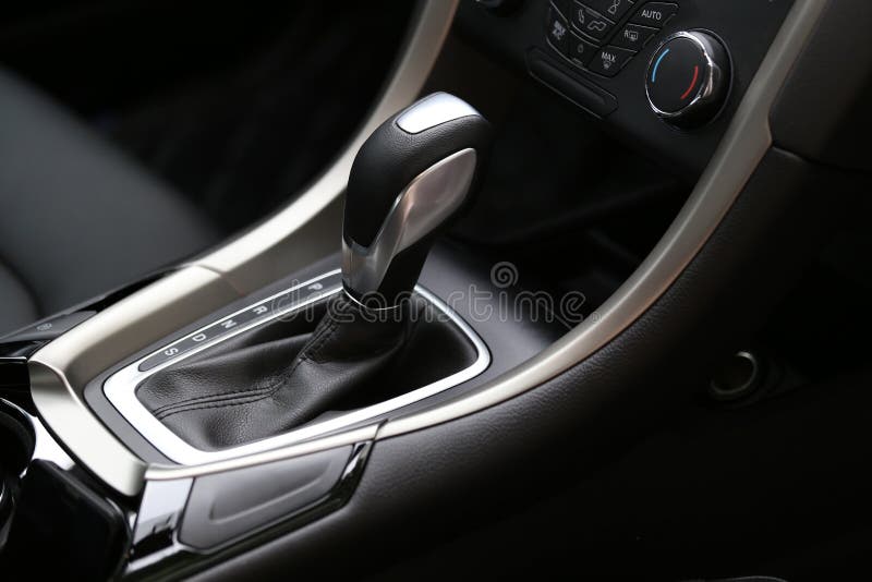 Automatic Transmission, Super Sport Car Interior Stock Image - Image of ...