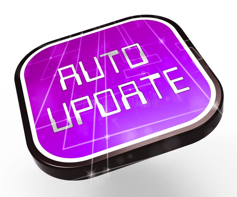 Automatic Update or Upgrade Process 3d Illustration Stock Illustration ...