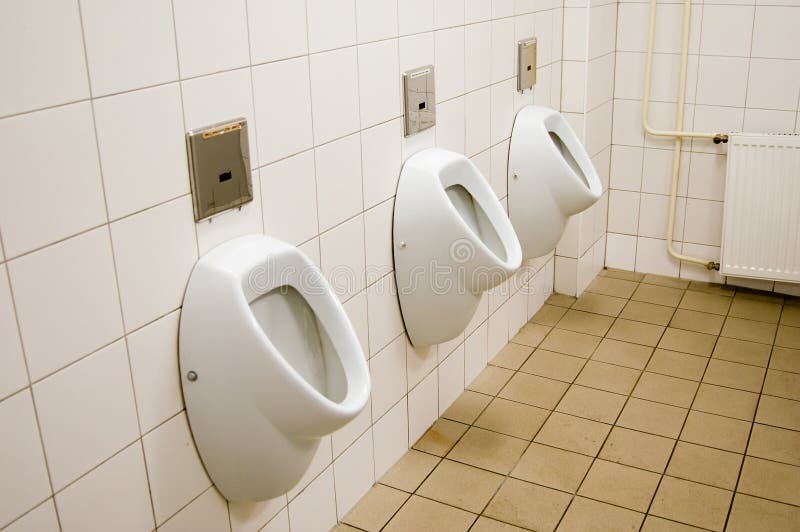 Broken urinal. stock photo. Image of tile, bathroom, square - 2769058