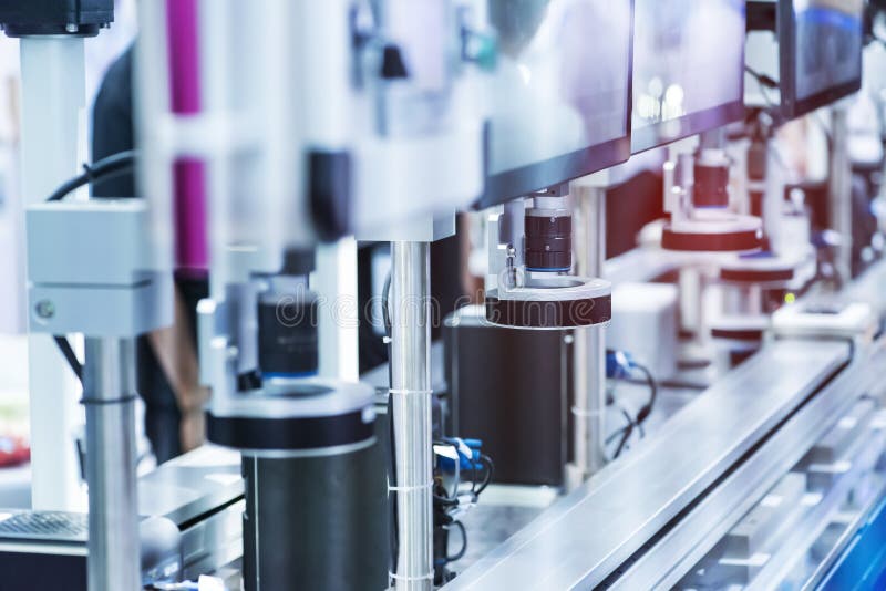 Automatic Vision Sensor Camera System in Intelligence Factory Stock ...