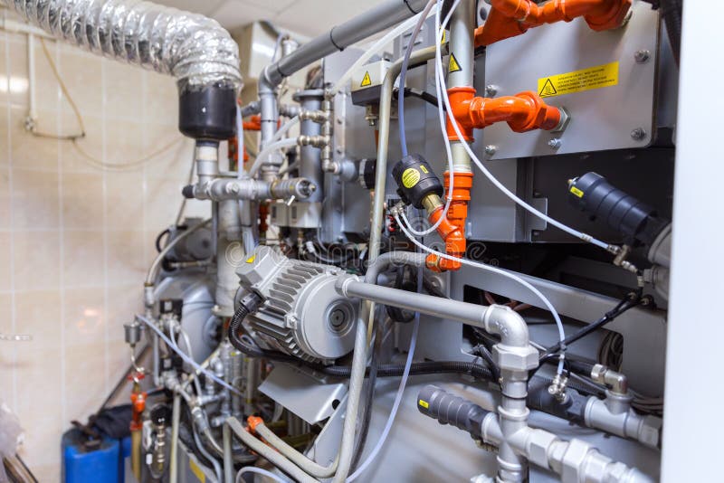 Automatic Washing Machines at Laundry Service Stock Photo - Image of ...