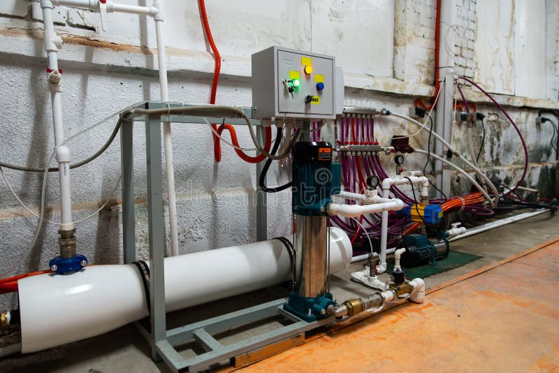 Automatic Water Filtration System. Car Wash Concept Stock Photo - Image ...