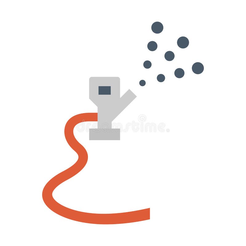 Water sprinkler icon stock vector. Illustration of head - 191624107