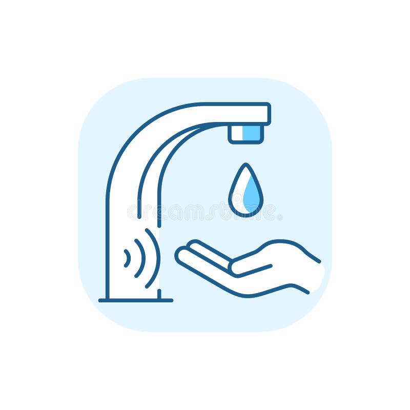 Touchless Faucet Stock Illustrations – 120 Touchless Faucet Stock ...
