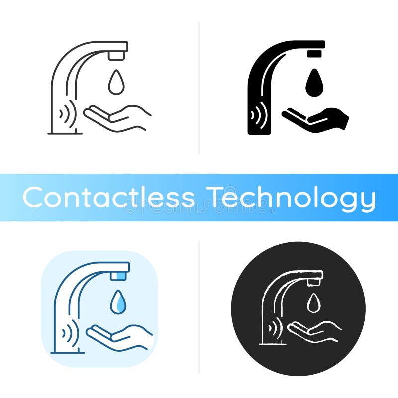 Touchless Faucet Stock Illustrations – 61 Touchless Faucet Stock ...