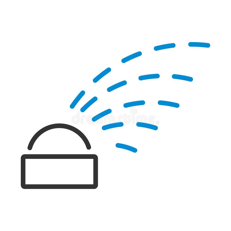 Automatic Watering Icon stock vector. Illustration of land - 241024668