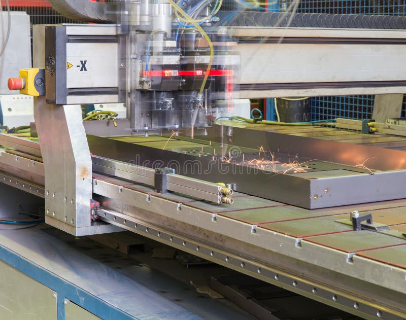 Automatic welding stock image. Image of manufactory, equipment - 48864041