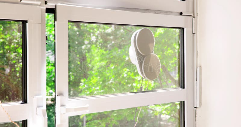 Automatic Window Glass Washer Stock Image - Image of smart, vacuum ...