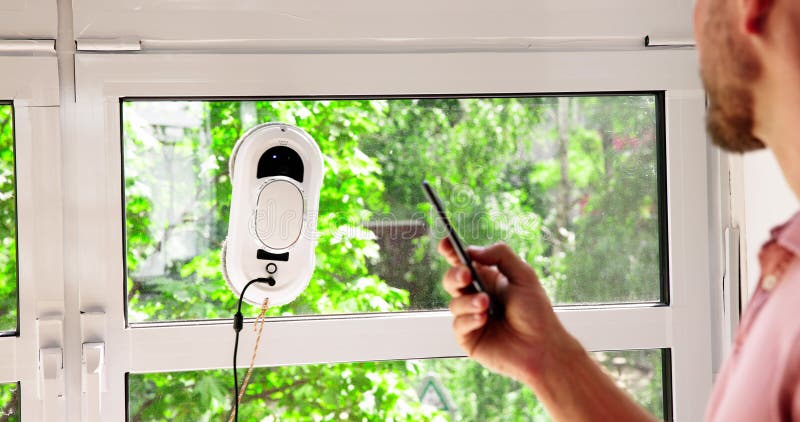 Automatic Window Glass Washer Stock Image - Image of washer, cleaning ...