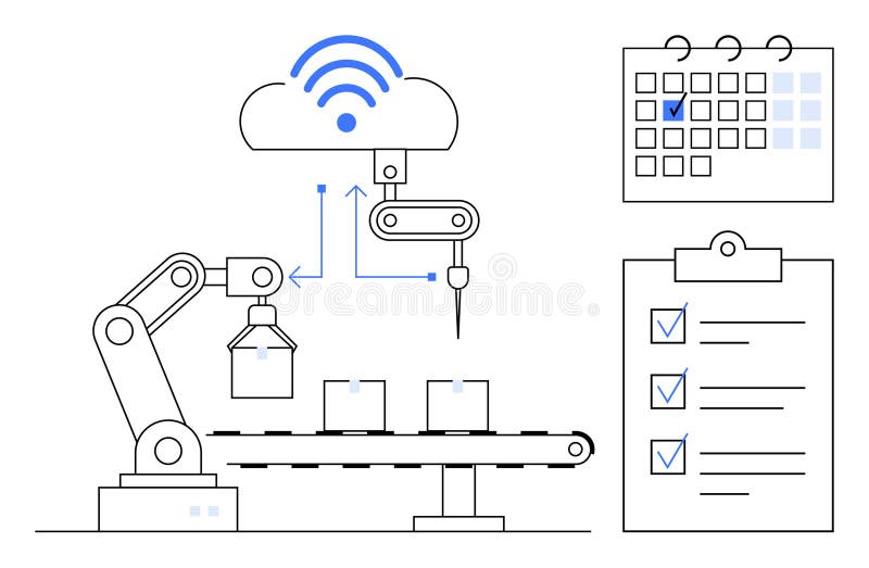Automation Arm Streamlining Workflow with IoT Integration and Task ...