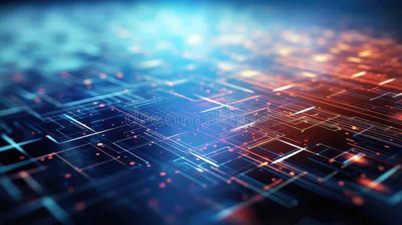 Automation Blur Technology Business Stock Illustration - Illustration ...