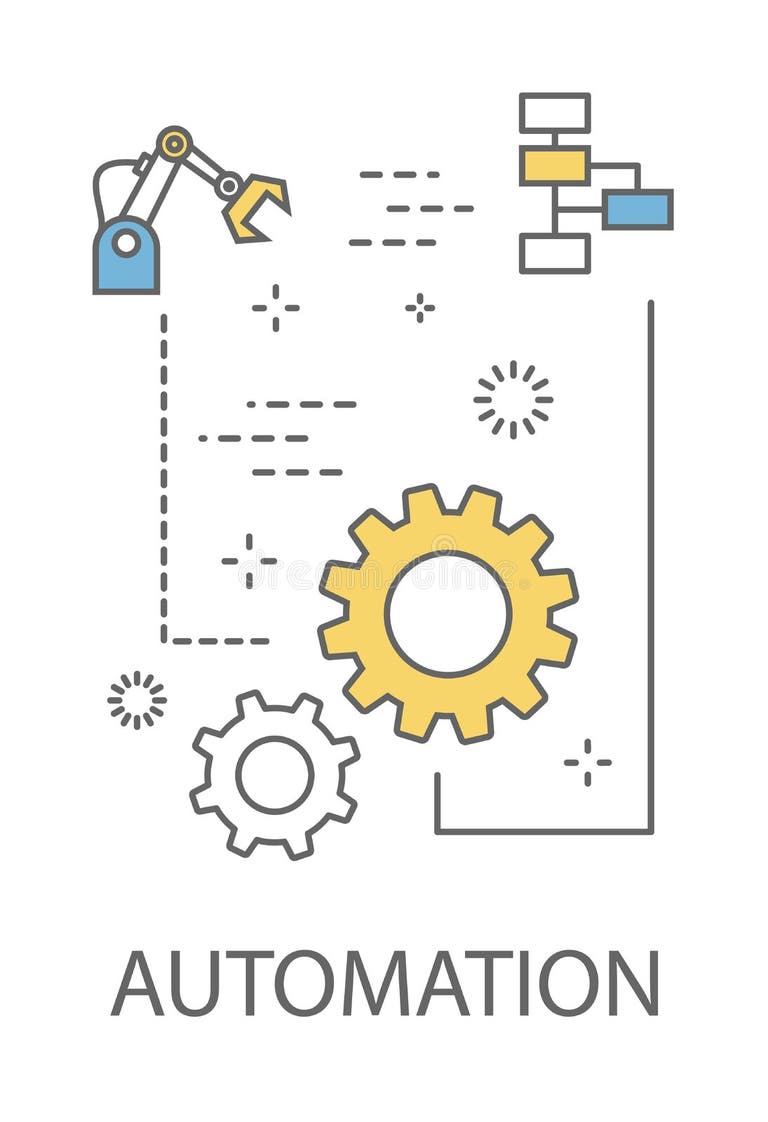 Automation Pictogram Stock Illustrations – 10,656 Automation Pictogram ...