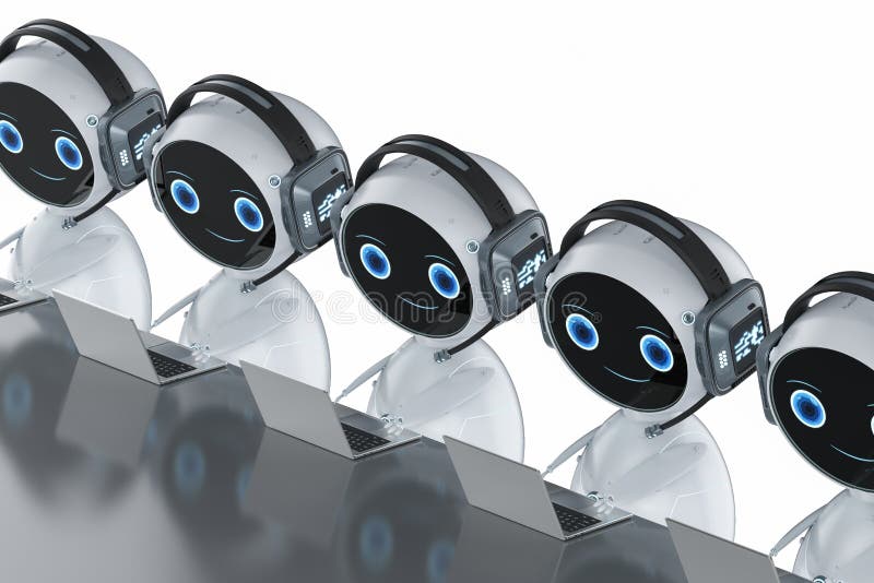 Automation Customer Service Stock Image - Image of android, helpdesk ...