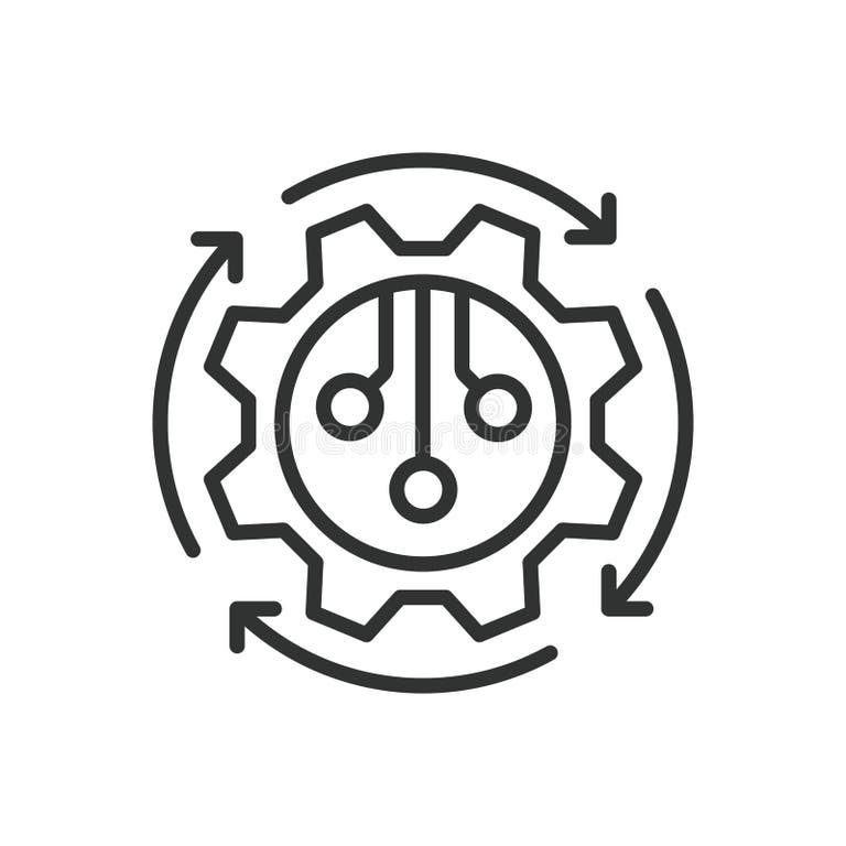 Ai Process Integration Icon Stock Illustrations – 295 Ai Process ...