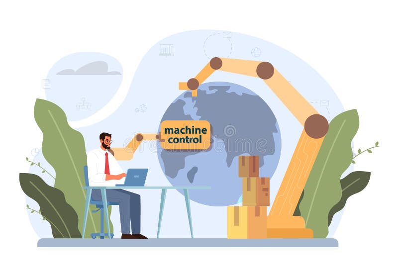 Automation. Industrial Automated System for Manufacturing Process Stock ...