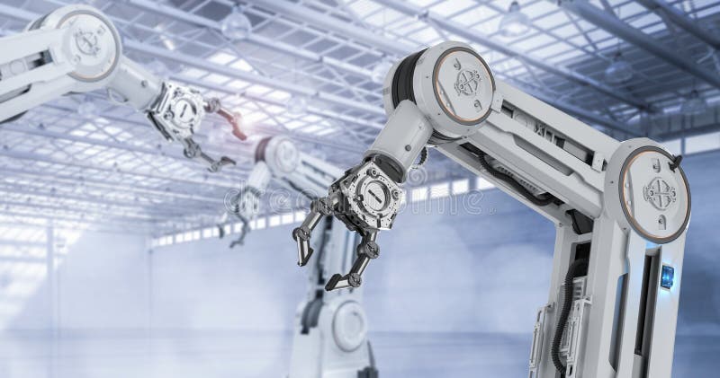 Automation Industry Concept Stock Illustration - Illustration of ...