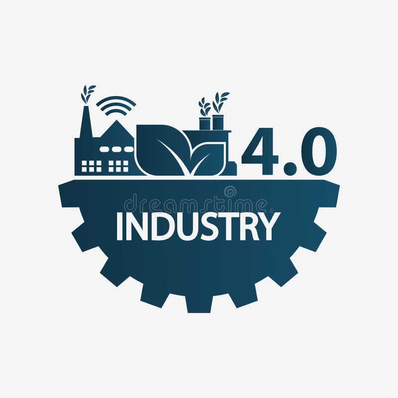 Automation Industry 4.0 Icon,Technology Concept. Illustration Stock ... Automation Industry 4.0 Icon,Technology Concept. Illustration Stock ...