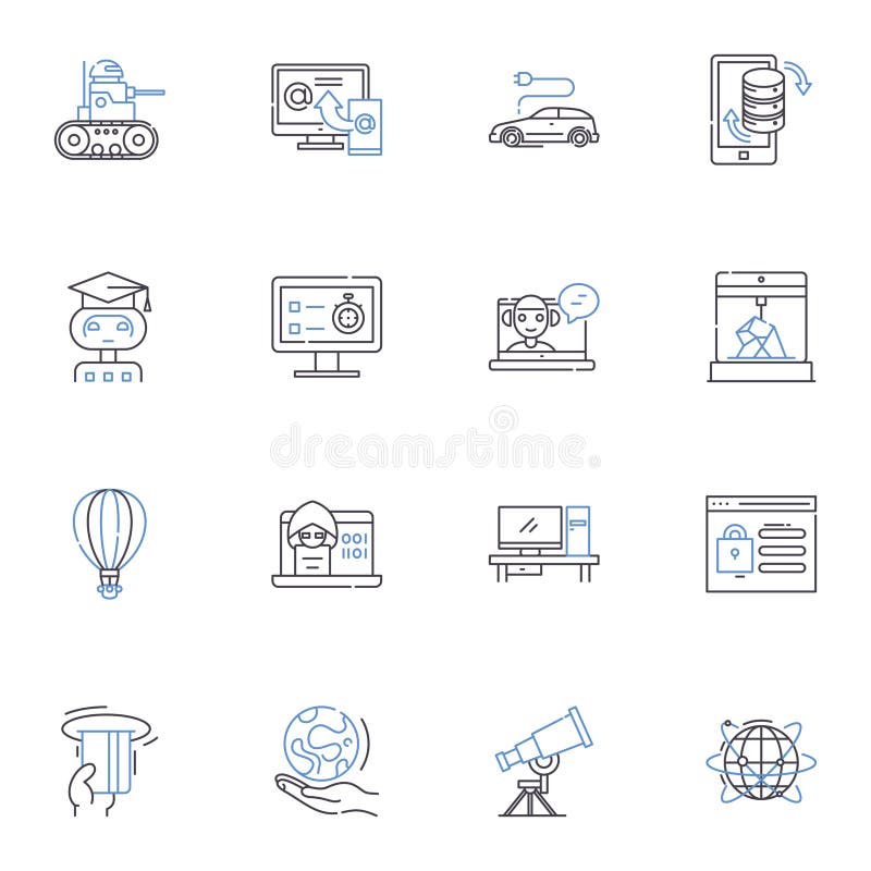 Computerization Line Stock Illustrations – 128 Computerization Line ...